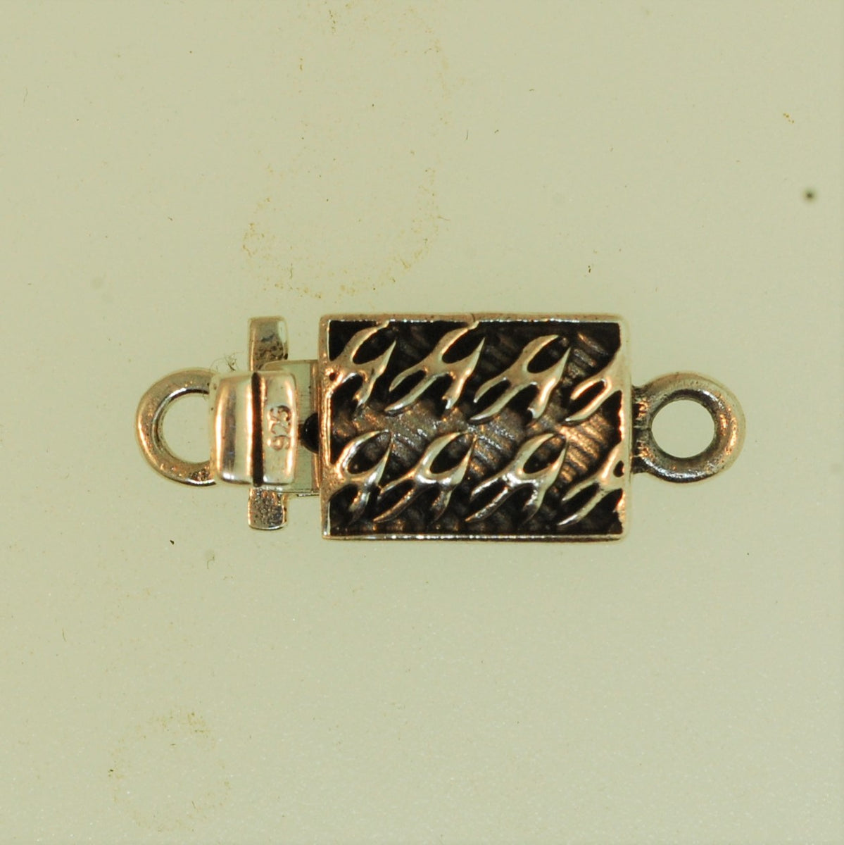 Boxs014 - Sterling Silver Rectangle Box Clasp – silverinstyleusa